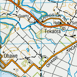 Tokaora, Taranaki - NZ Topo Map