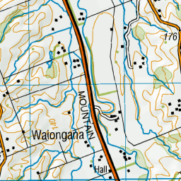 Waiongana, Taranaki - NZ Topo Map