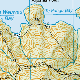 Te Pangu Bay, Marlborough - NZ Topo Map