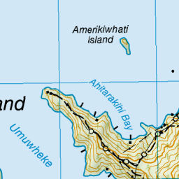 Ahitarakihi Bay, Marlborough - NZ Topo Map