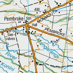 Patea River, Taranaki - NZ Topo Map