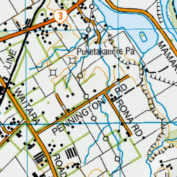 Puketakauere Pa, Taranaki - NZ Topo Map