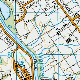 Waitara River, Taranaki - NZ Topo Map