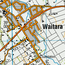 Waitara, Taranaki - NZ Topo Map
