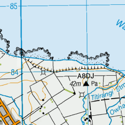 Titirangi Stream, Taranaki - NZ Topo Map