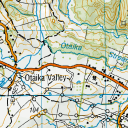 Otaika Valley, Northland - NZ Topo Map