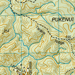 PUKENUI FOREST, Northland - NZ Topo Map