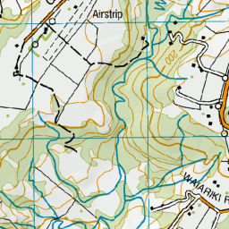 Waiariki River, Northland - NZ Topo Map