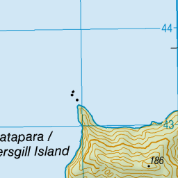 Pickersgill Island, Marlborough - NZ Topo Map