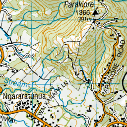 Parakiore, Northland - NZ Topo Map