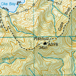 Oke Bay, Northland - NZ Topo Map