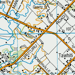 Turuturu Mokai Pa, Taranaki - NZ Topo Map