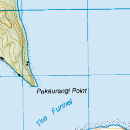 The Funnel, Northland - NZ Topo Map