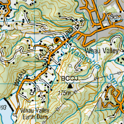 Whau Valley, Northland - NZ Topo Map