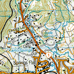 Kamo Springs, Northland - NZ Topo Map