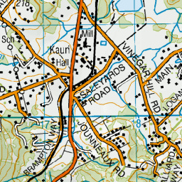 Kauri, Northland - NZ Topo Map