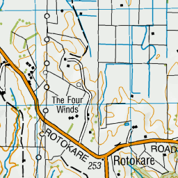 Rotokare, Taranaki - NZ Topo Map