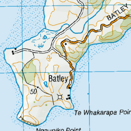 Batley, Northland - NZ Topo Map