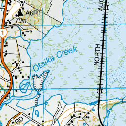 Otaika Creek, Northland - NZ Topo Map