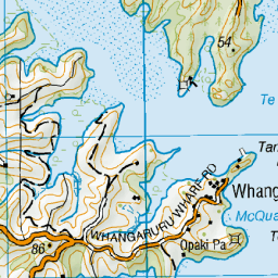 Whangaruru, Northland - NZ Topo Map