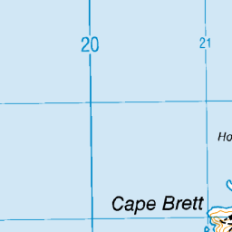 Cape Brett, Northland - NZ Topo Map