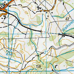 Bickerstaffe, Northland - NZ Topo Map