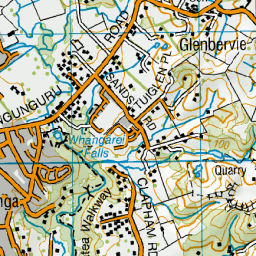 Whangarei Falls, Northland - NZ Topo Map