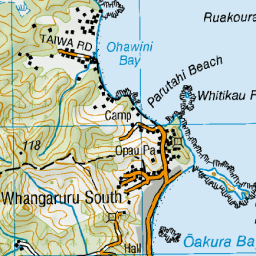 Whangaruru South, Northland - NZ Topo Map