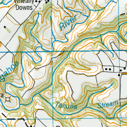 Tahuna Stream, Taranaki - NZ Topo Map