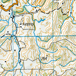 Ahuroa Stream, Taranaki - NZ Topo Map