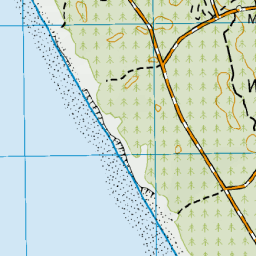 Muriwai Beach, Auckland - NZ Topo Map