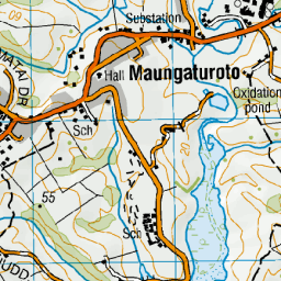 Maungaturoto, Northland - NZ Topo Map