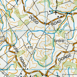 Ahuroa River, Northland - NZ Topo Map
