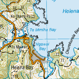 Helena Bay, Northland - NZ Topo Map