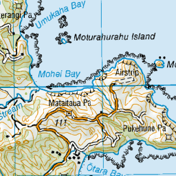 Otara Bay, Northland - NZ Topo Map