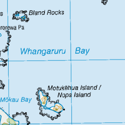 Whangaruru Bay, Northland - NZ Topo Map