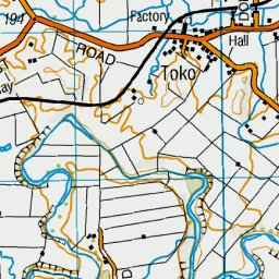 Toko, Taranaki - NZ Topo Map