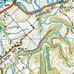 Te Urenui Pa, Taranaki - NZ Topo Map