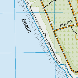 Muriwai Beach, Auckland - NZ Topo Map