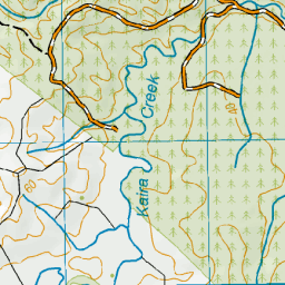 Kaira Creek, Northland - NZ Topo Map
