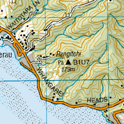 Tamaterau, Northland - NZ Topo Map