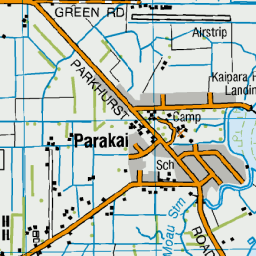 Parakai, Auckland - NZ Topo Map