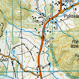 Pukekaroro, Northland - NZ Topo Map