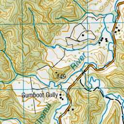 Urenui River, Taranaki - NZ Topo Map