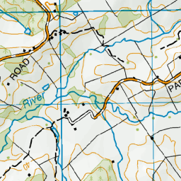 Whanaki River, Auckland - NZ Topo Map