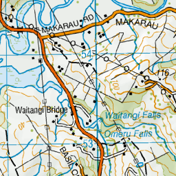 Makarau, Auckland - NZ Topo Map
