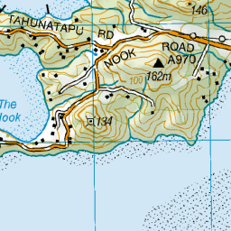 The Nook, Northland - NZ Topo Map