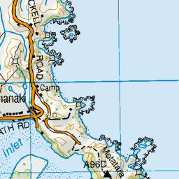 Whananaki, Northland - NZ Topo Map