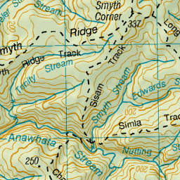 Sisam Track, Auckland - NZ Topo Map