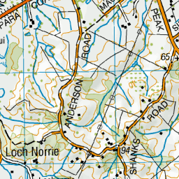 Loch Norrie, Auckland - NZ Topo Map